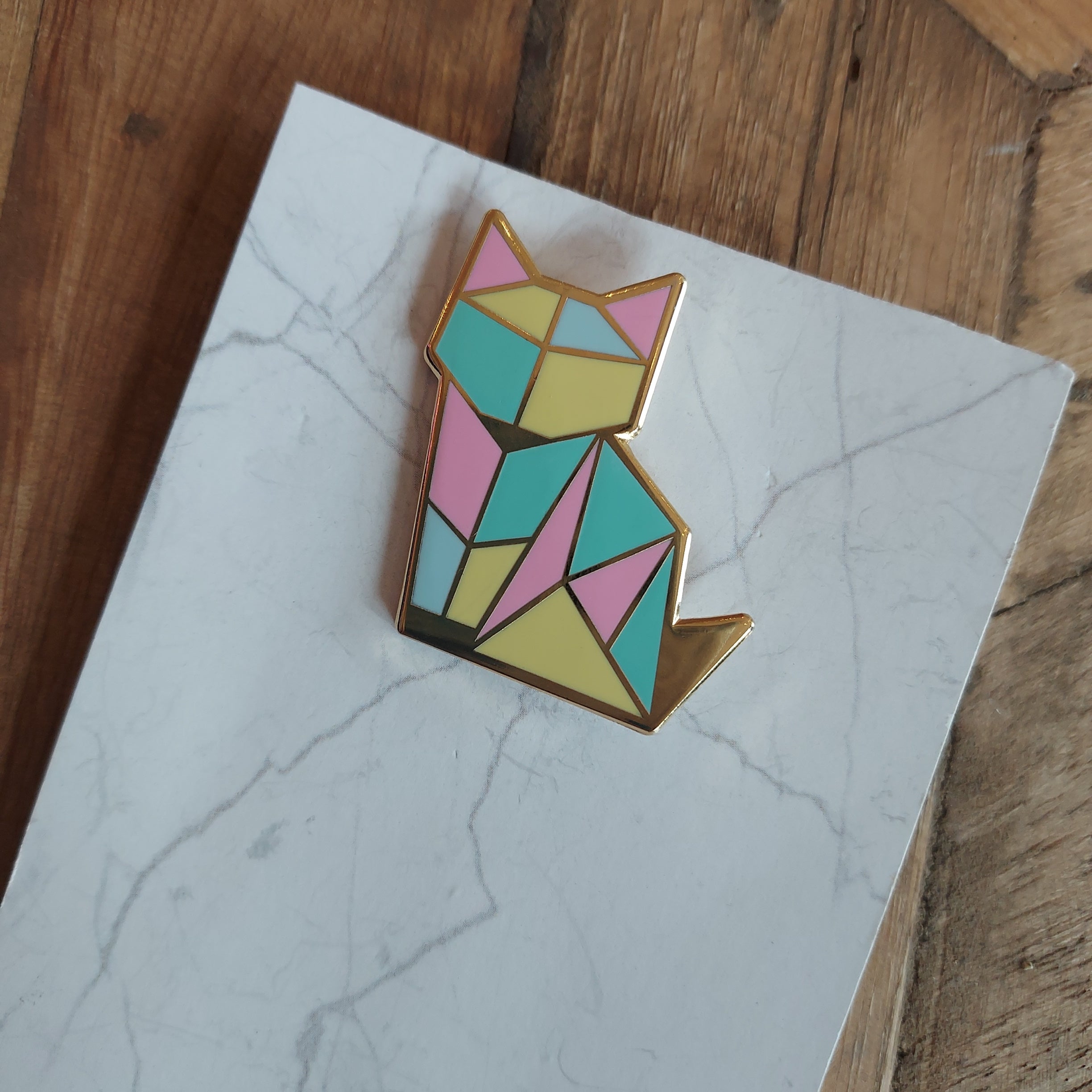 Origami Cat Pin – Local Story